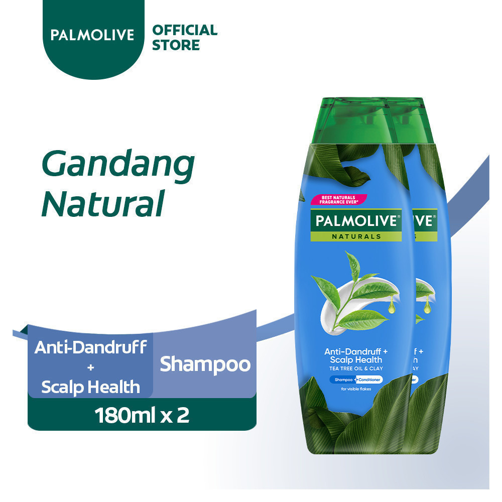 Palmolive Naturals Anti-Dandruff + Scalp Health Shampoo - with Tea Tree ...