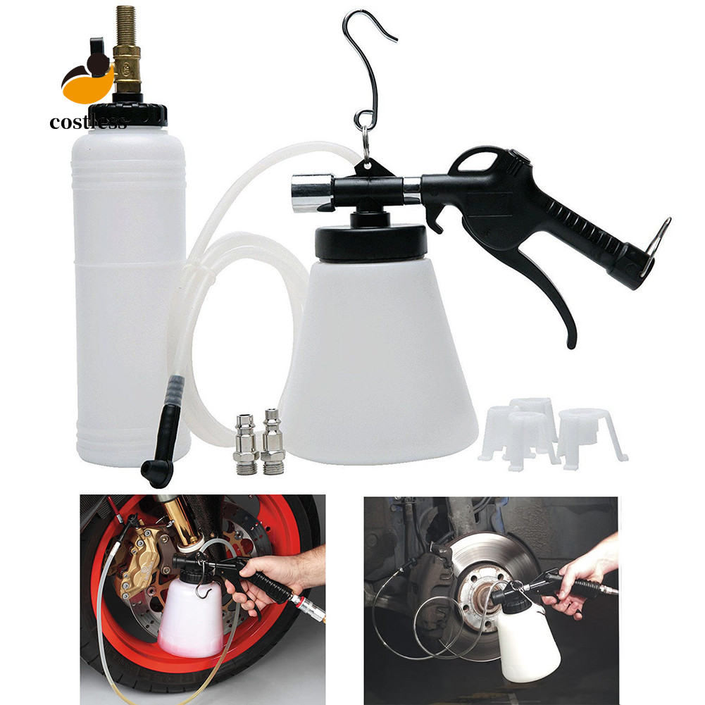COL Pneumatic Brake Fluid Bleeder Kit Car Air Extractor Clutch Oil ...
