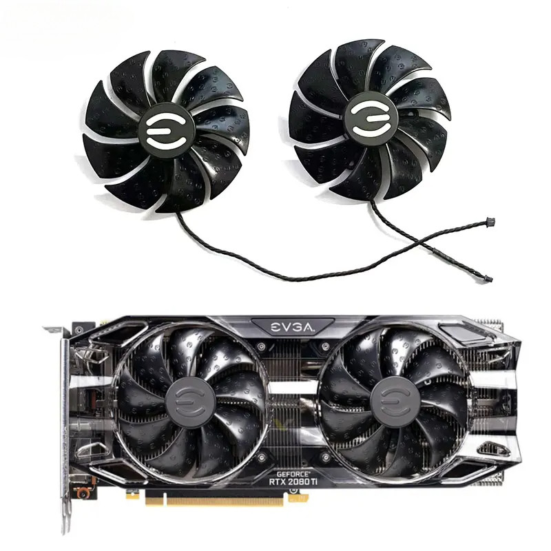 New 87MM PLD09220S12H For EVGA RTX 2060 2070 2080 Ti SUPER XC ULTRA ...
