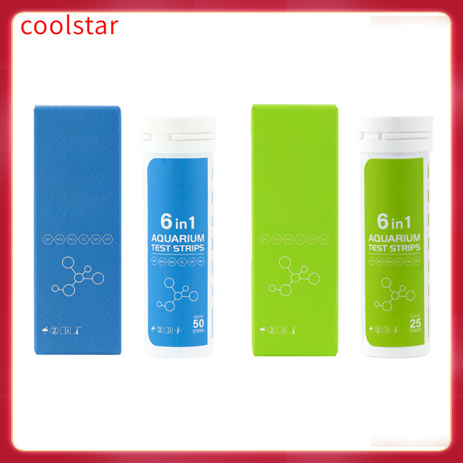 【COOL】 6-in-1 Pond Test Strips Water Quality Testing Strips For Testing ...
