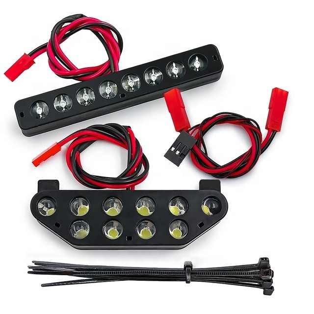 RC Car LED Lights Bar Front and Rear Spotlight Headlight Taillight for ...