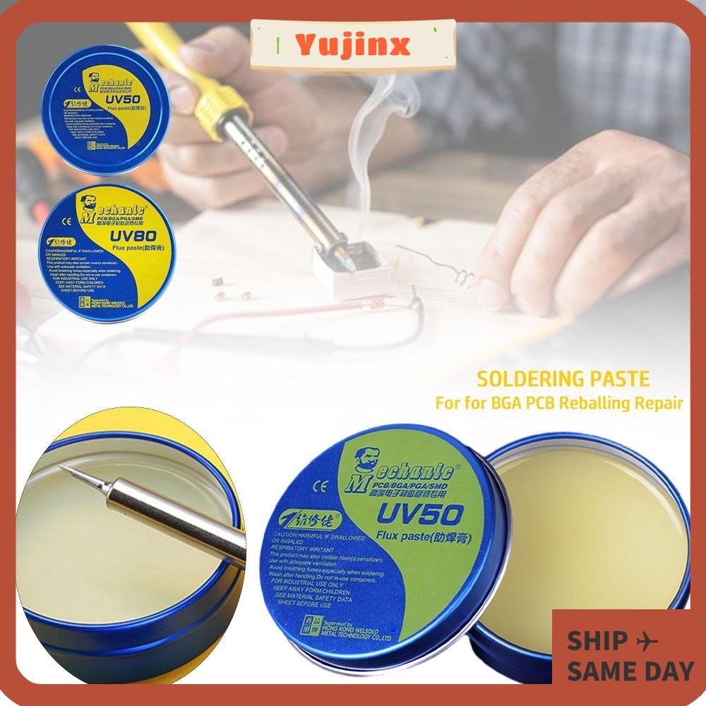 YUJINX Solder Flux Paste, Lead-Free Halogen-free Soldering Paste, Repair Tools No-clean Based ...