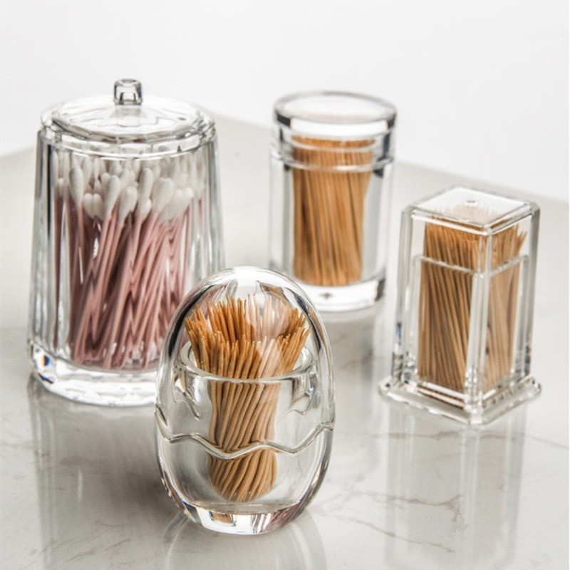 Transparent Toothpick Box Creative Toothpick Dispenser Acrylic ...