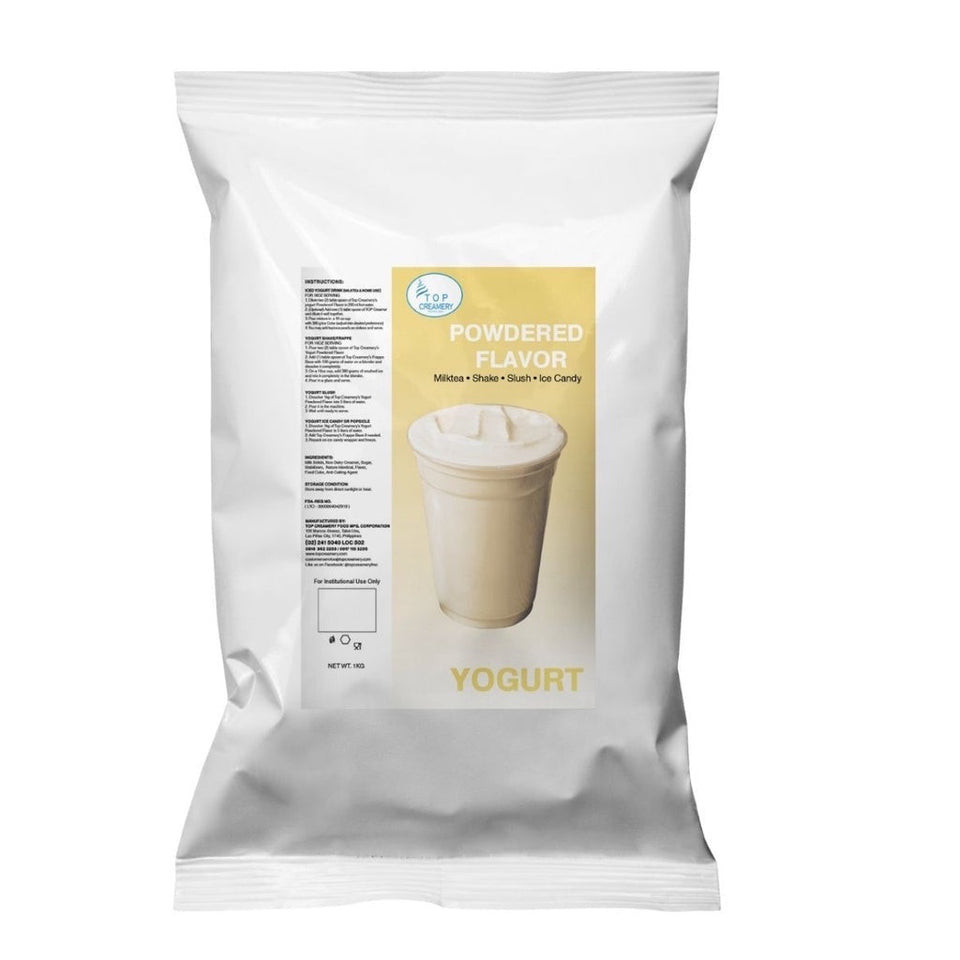 Top Creamery Yogurt Powder 1kg - Plain Yogurt Powder | Shopee Philippines
