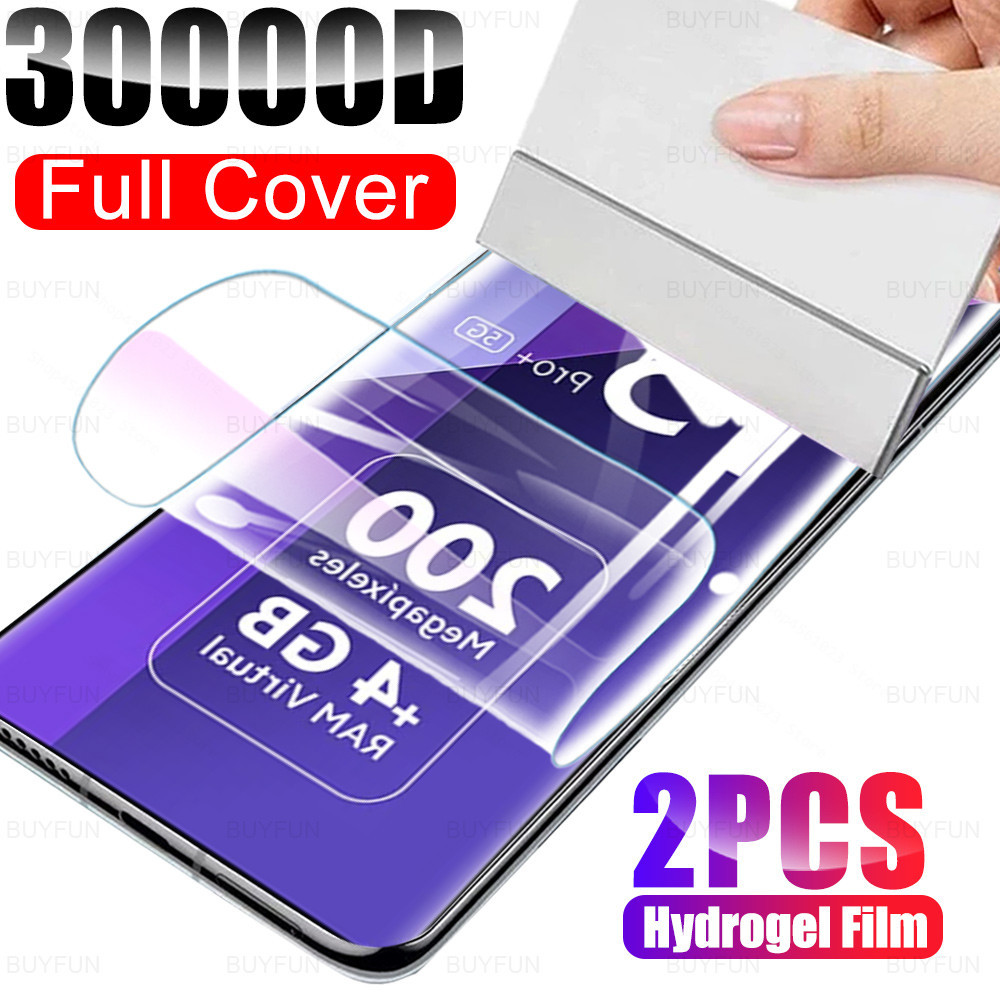 2Pcs 30000D Full Cover Hydrogel Film For Xiaomi Redmi Note 13 Pro+ 5G ...