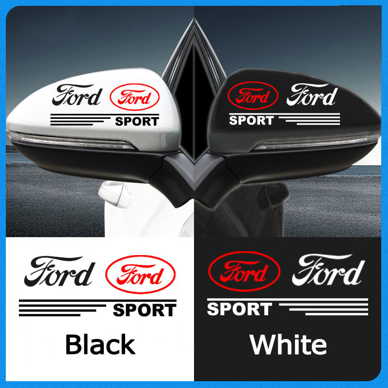 Pair of Car Rear View Mirror Decoration Stickers Car Accessories for ...