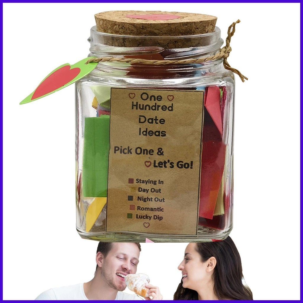 100 Dating Ideas Notes Jar 100 Dates Notes Jar For Fun Activities Date ...