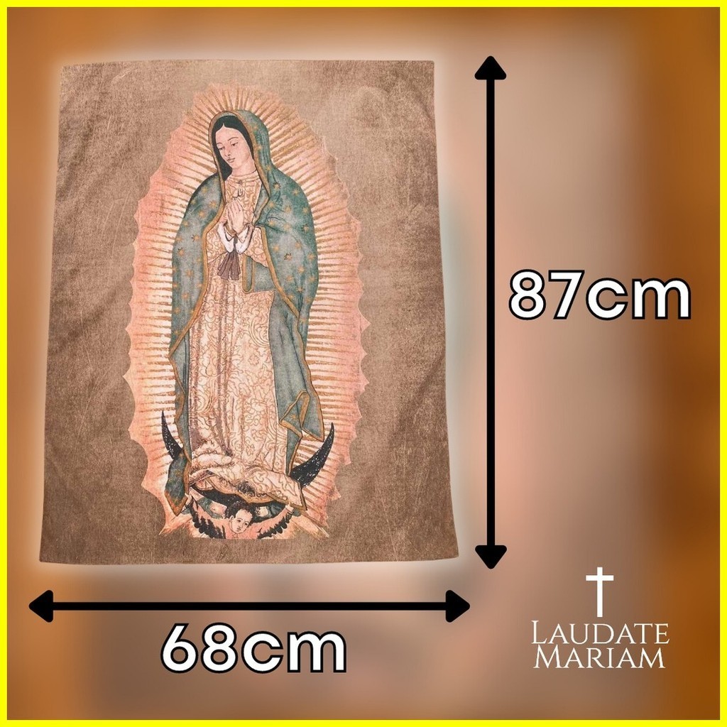 【Super Economical Choice】 Our Lady of Guadalupe Tilma (replica of the ...