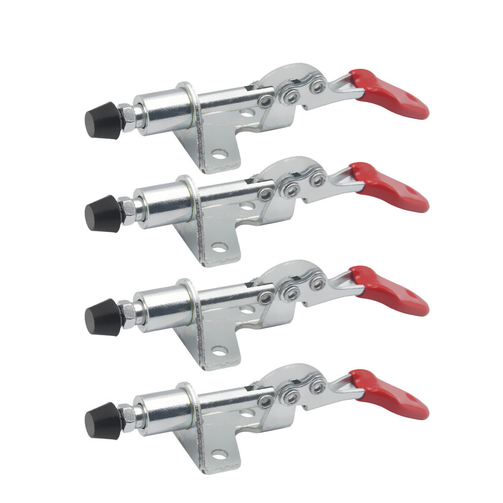 4pcs Toggle Clamps Hand Tool Handle Clamp Galvanized Fixture Tooling ...