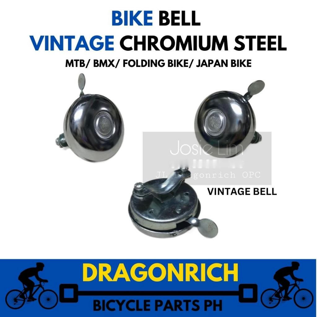 Bike Bell Vintage Chromium Steel Classic Bell Ring JLDR | Shopee ...