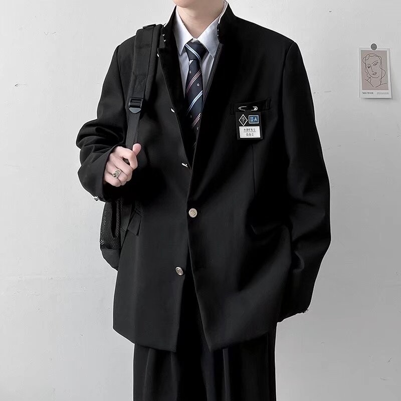 College style blazer men's ins, trendy brand, handsome design, tunic ...