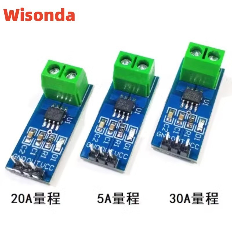 ACS712 5A 20A 30A Range Hall Current Sensor Module ACS712 Module ...