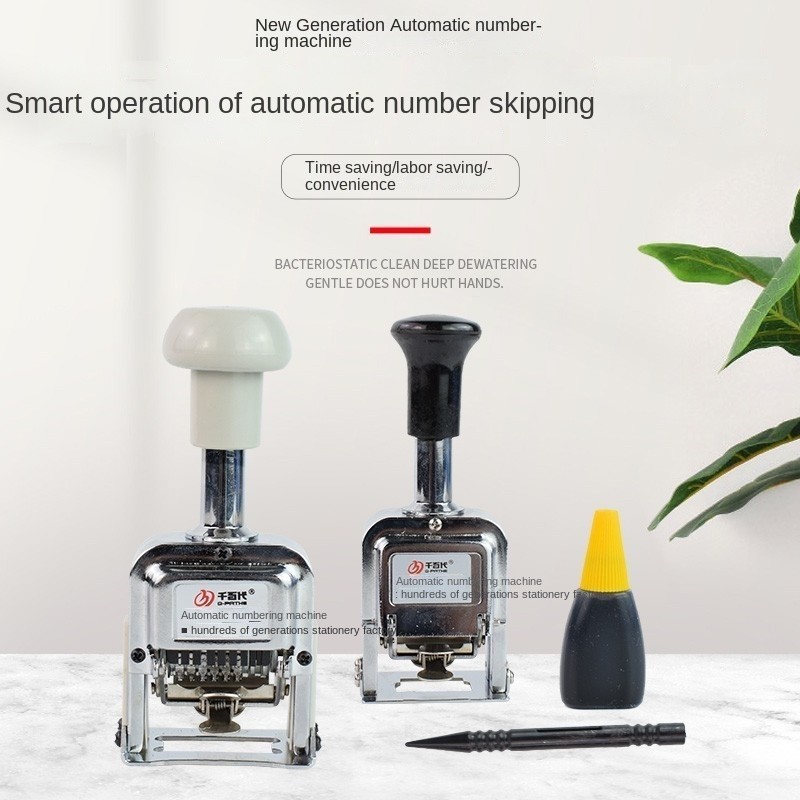 Automatic numbering machine 3456 digit coding machine page number digital date stamp | Shopee ...