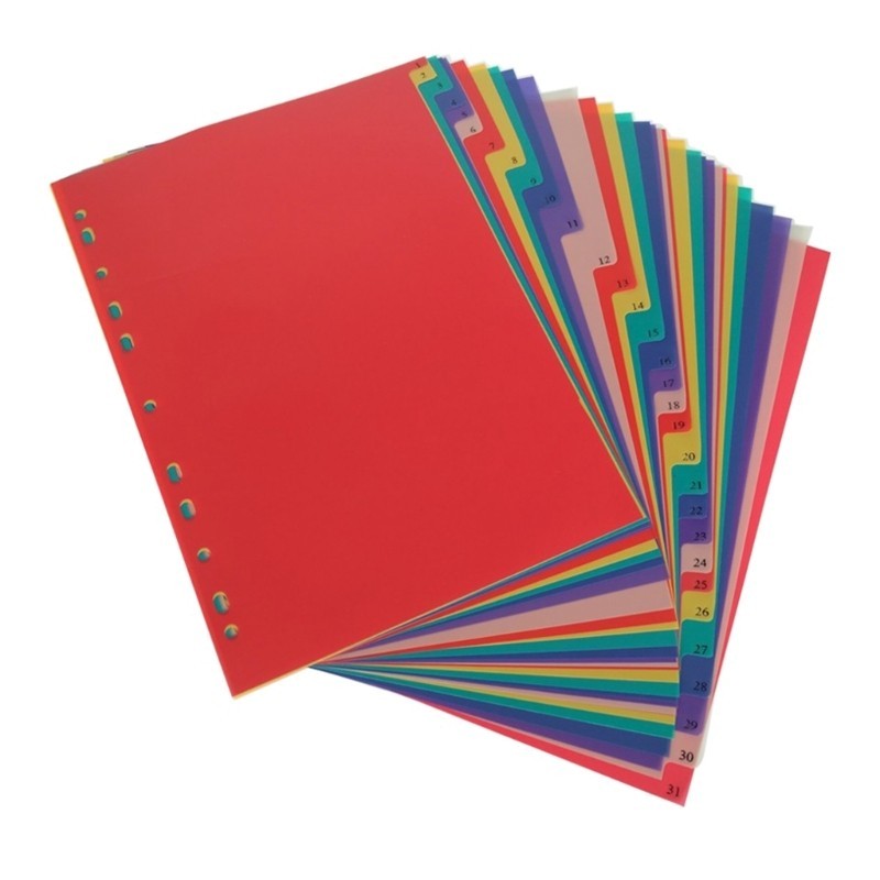 love* 31 Sheet Binders Dividers File Dividers Practical Subject ...