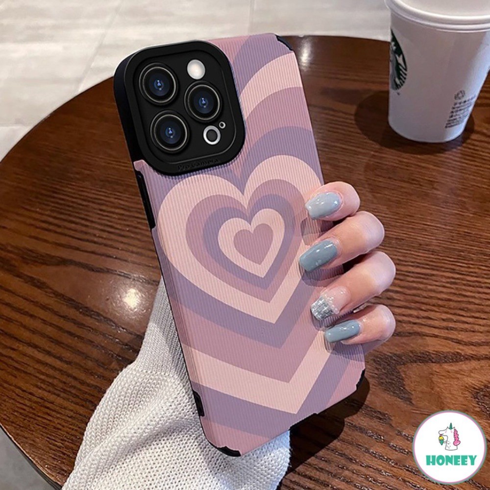 Matte Iphone Case Compatible for IPhone Light Purple Gradient Love 15 ...