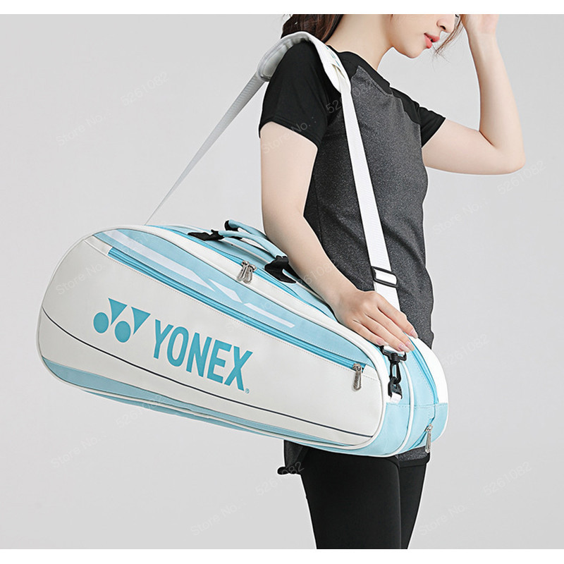 2024 New Waterproof YONEX Badminton Racket Bag PU Leather Sports Bag ...