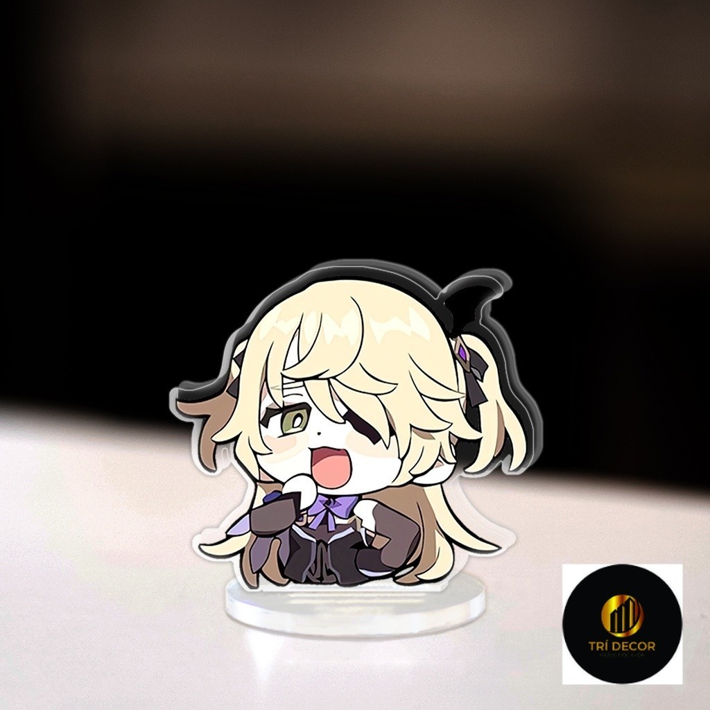 Mini Genshin impact Standee Chibi Anime Game Character Zhongli Xiao ...