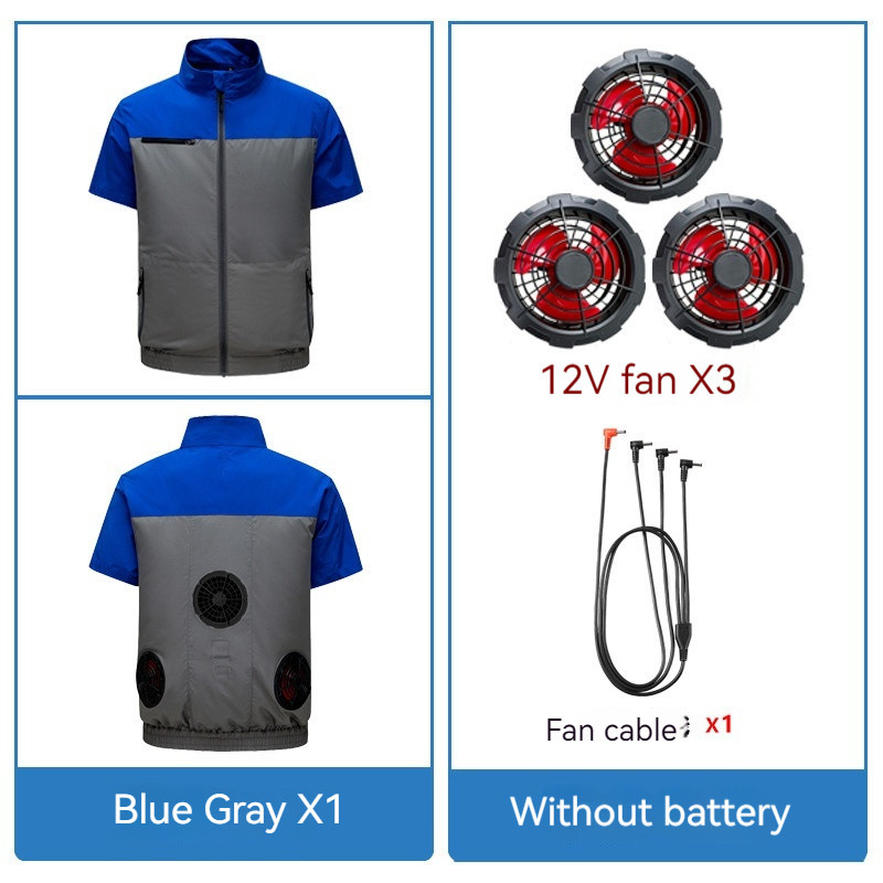 Summer New Style Air-Conditioning Clothing with Fan Clothes Outdoor ...