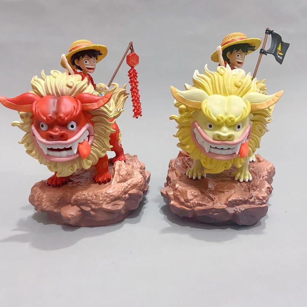 One Piece Straw Hat GK Riding Lion Luffy Chikaibo Lion Luffy Action ...