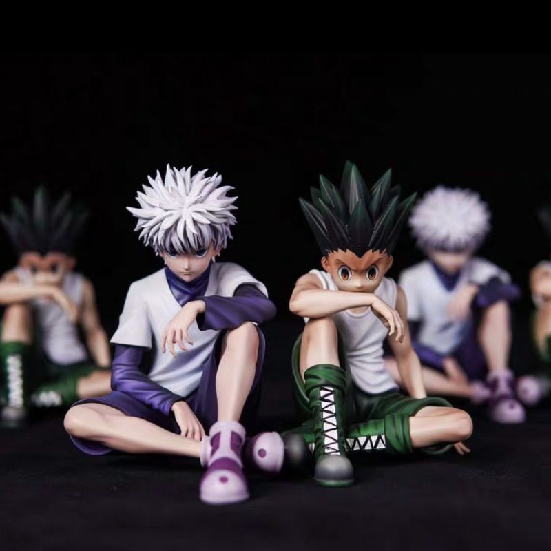 Hunter x Hunter Gon Freecss and Killua Zoldyck Anime Figure Model Toys ...