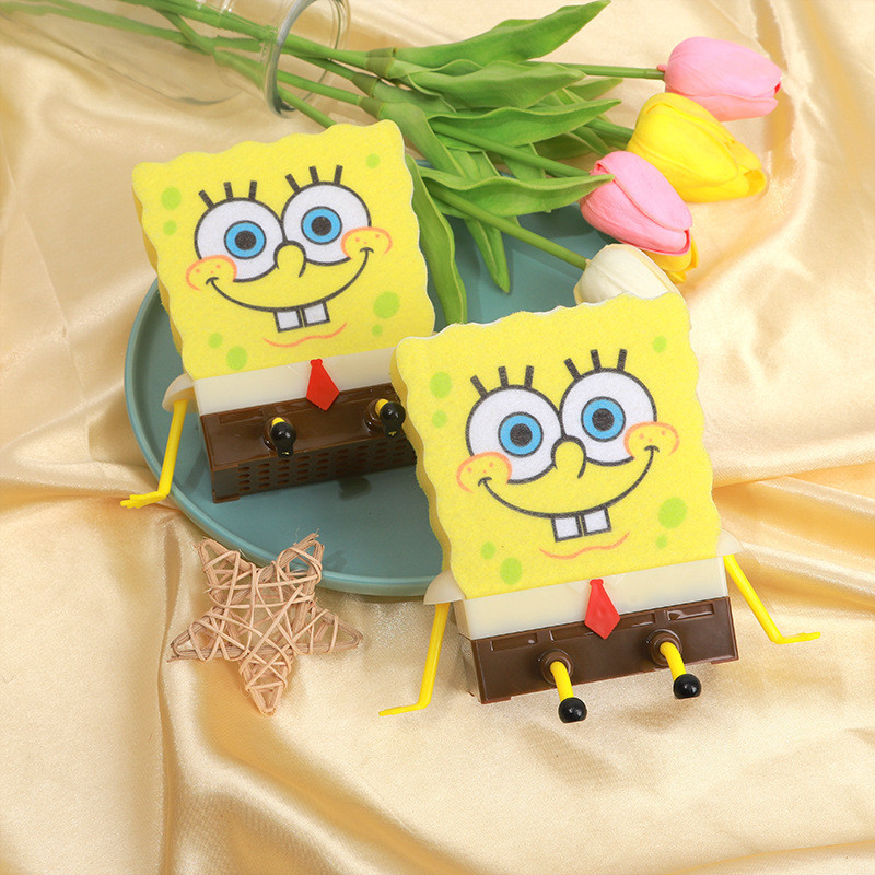 SpongeBob SquarePants Drain Rack Cute Kitchen Dishwashing Sponge Rack ...