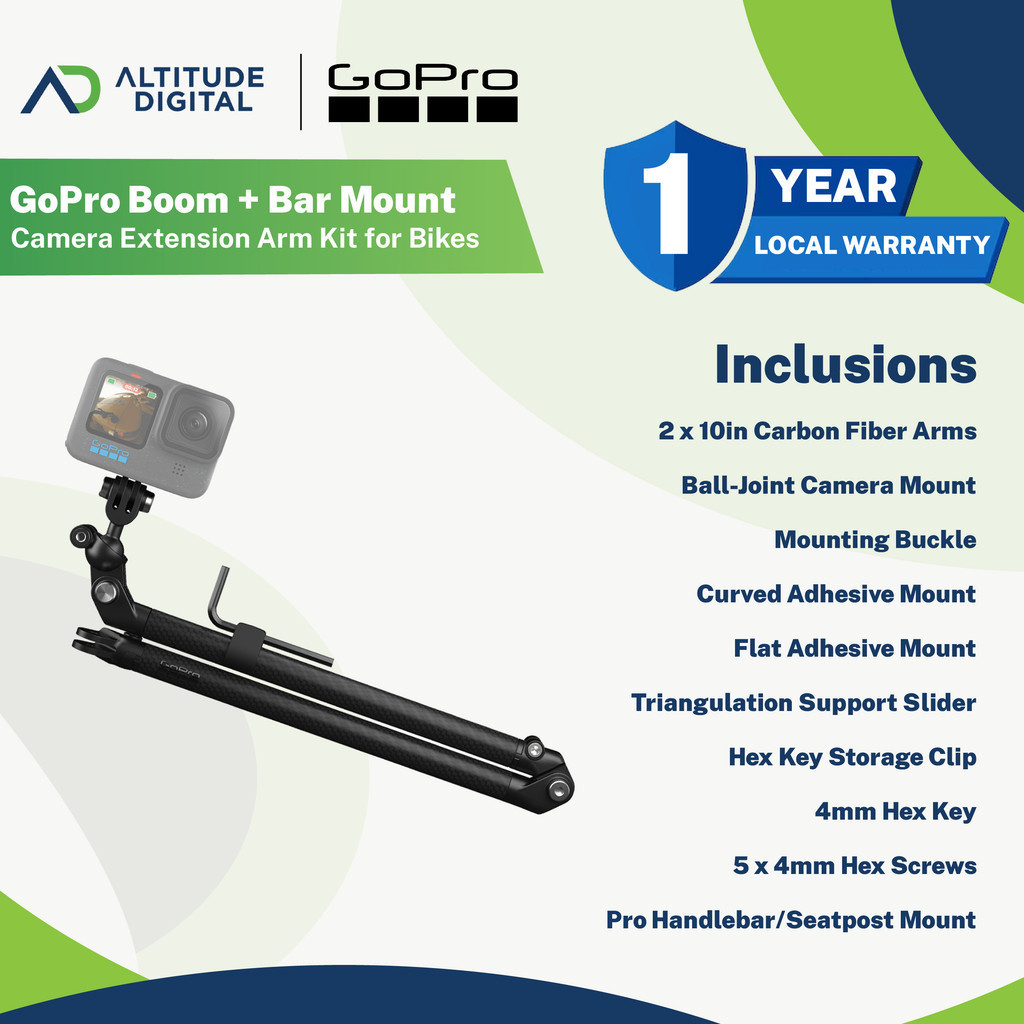 GoPro Boom + Bar Mount | Shopee Philippines