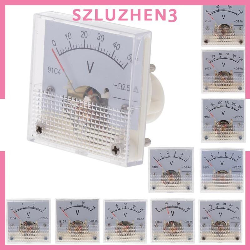 [Szluzhen3] DC Rectangle Analog Voltmeter Panel Meter Circuit Testing ...