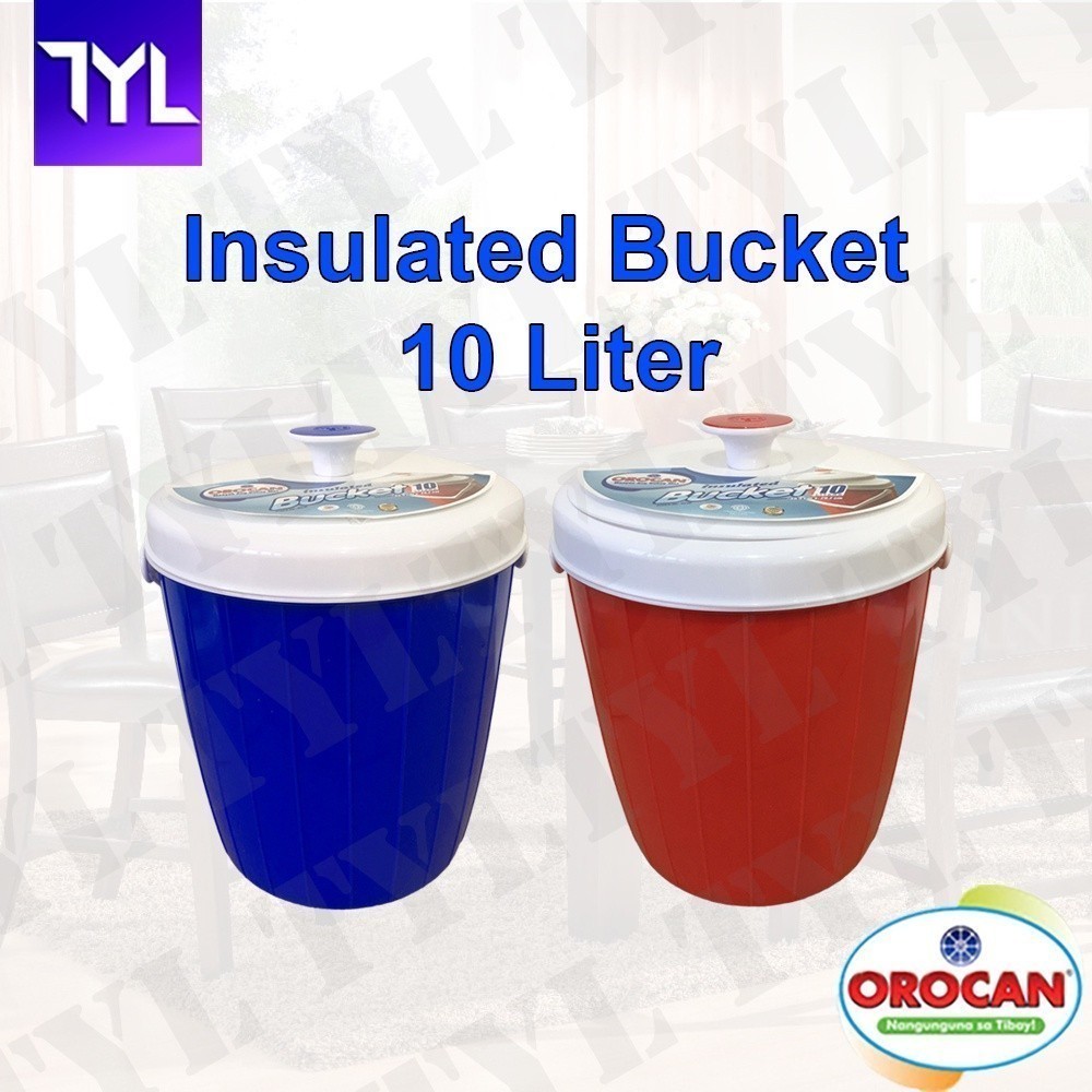 Orocan Insulated Bucket 10 Liter / 10L / Ice/ Rice | Shopee Philippines