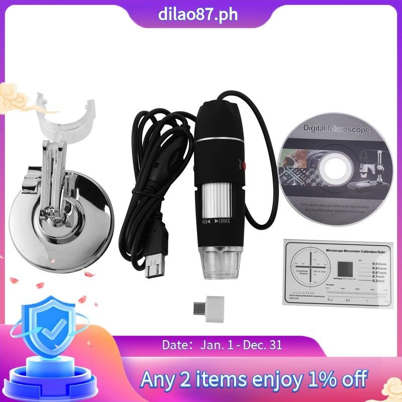 USB Digital Microscope 40X-1000X Handheld Microscope Camera for ...