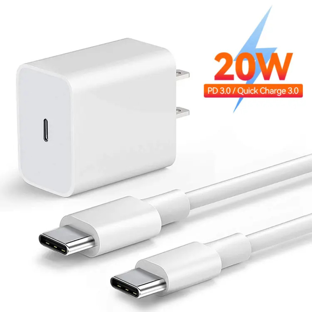 (FOC 1M Type-C Cable) Gear Walker PD 20W/30W/65W USB-C Wall Charger 3 ...