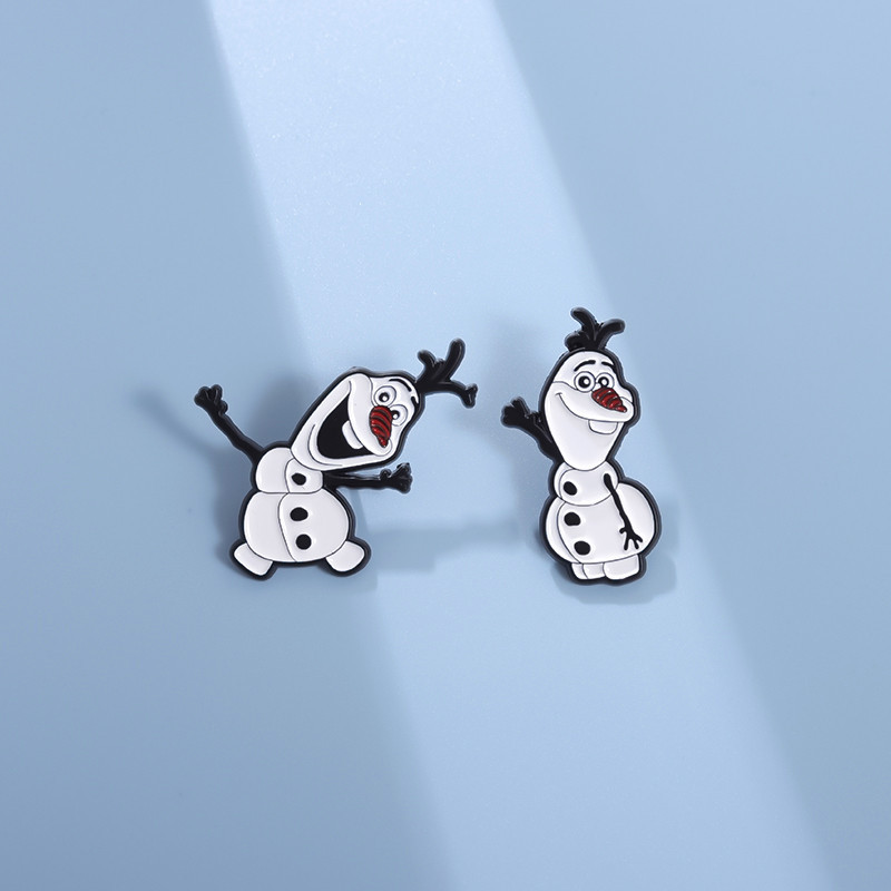 Frozen Snowman Olaf Enamel Pins Brooches Anime Movie Brooch Pin Lapel ...