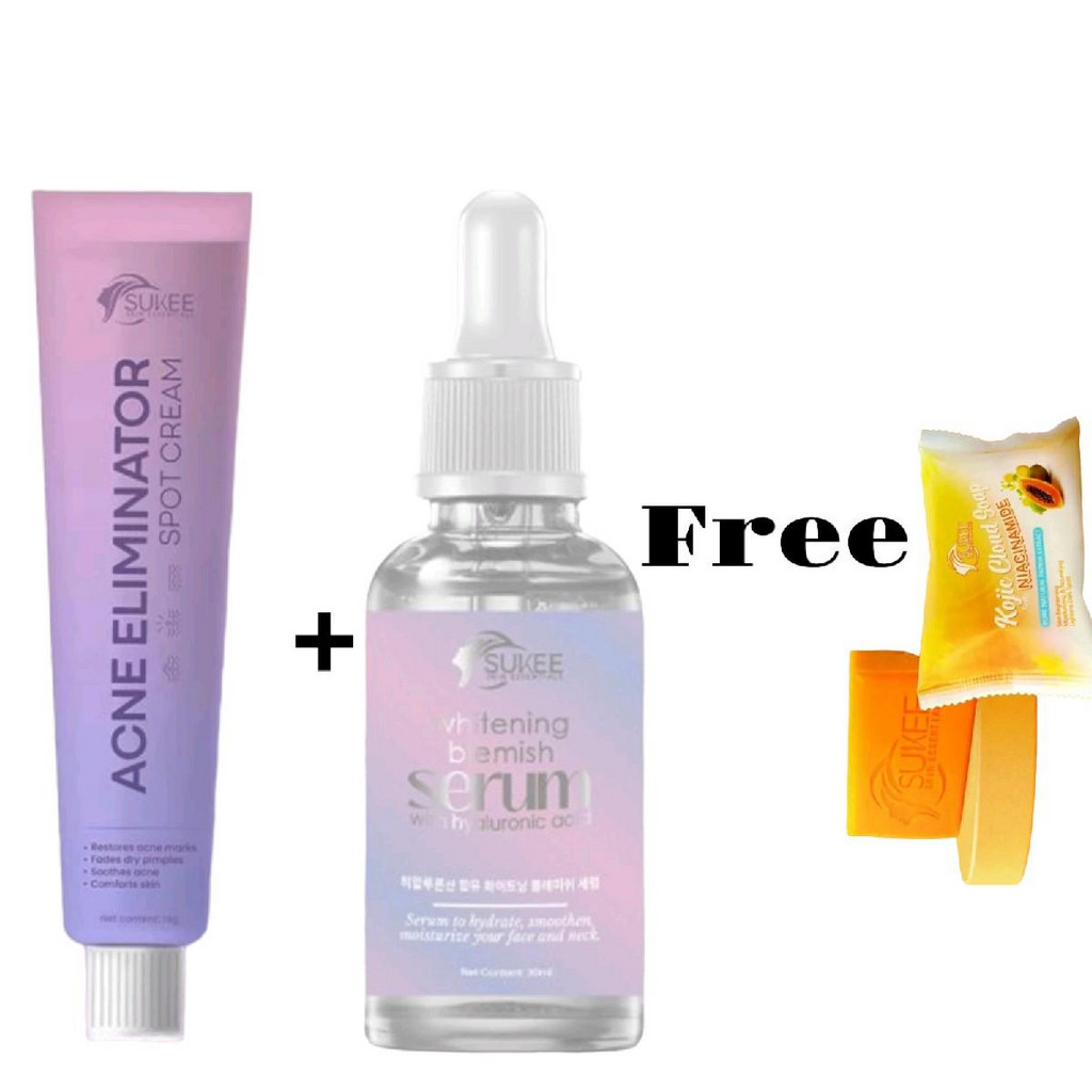 BUY Acne Take Whitening Serum FREE SOAP SUKEE Acne Eliminator Cream 15g ...
