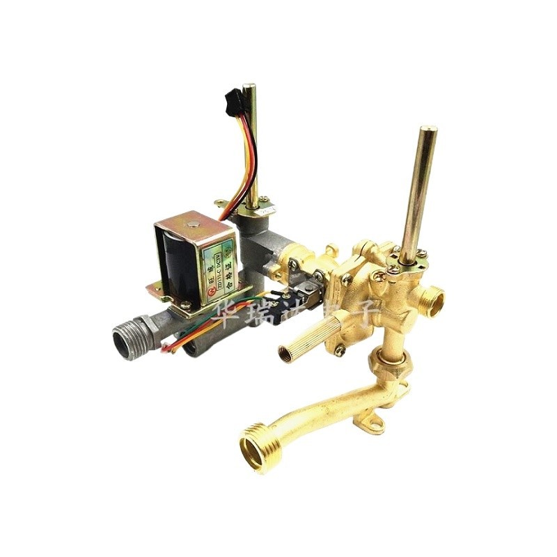 Water heater water and gas linkage valve assembly Water heater water ...