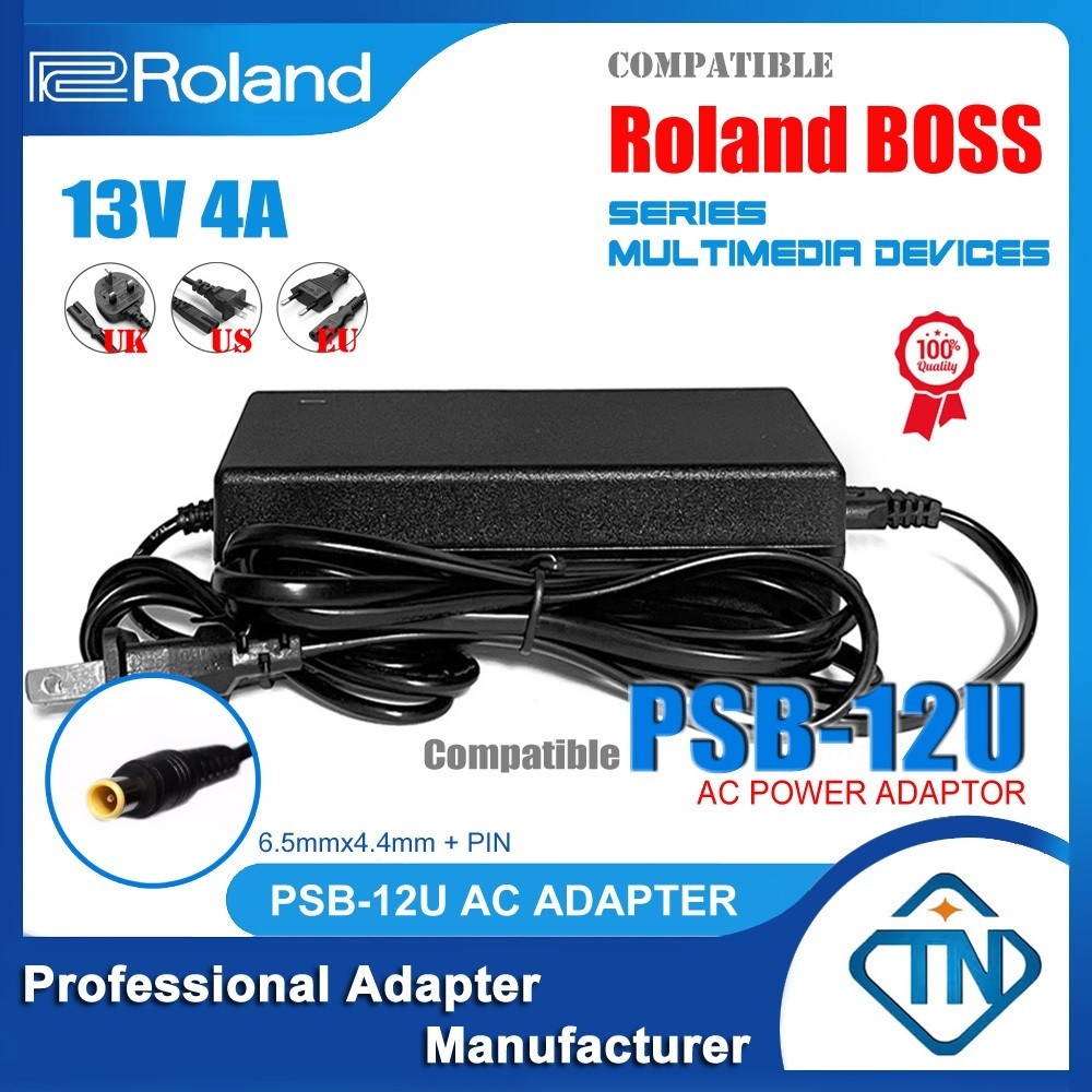 13V 4A AC/DC Adapter PSB-12U for ROLAND BOSS AC-33 40 BA-55 KC-110 CUBE ...