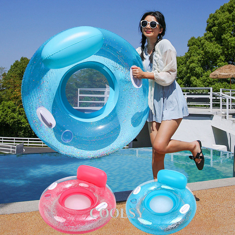 Inflatable Pool Float Lounger - River Tube Floating Chair Sofa With Big ...