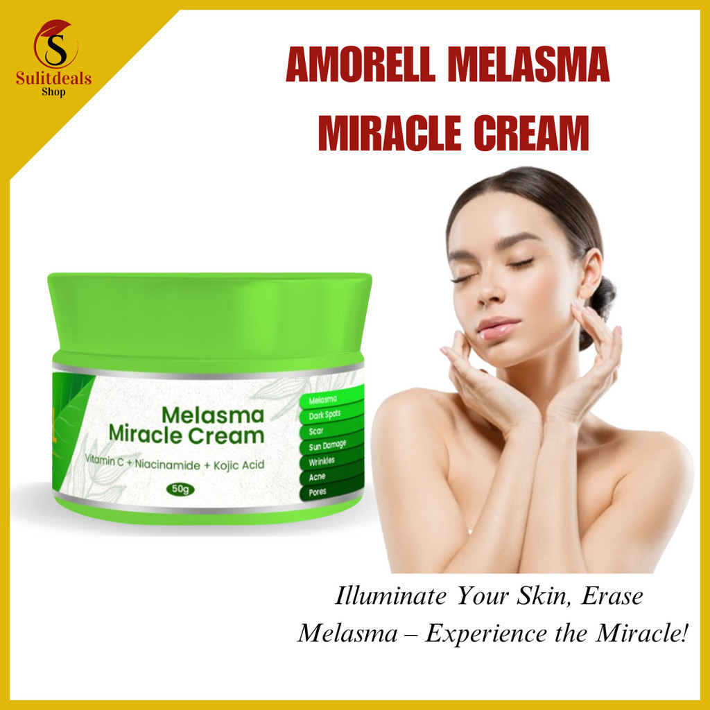 Amorell Melasma Miracle Cream EFFECTIVE MELASMA CREAM 20x Effects 50G ...