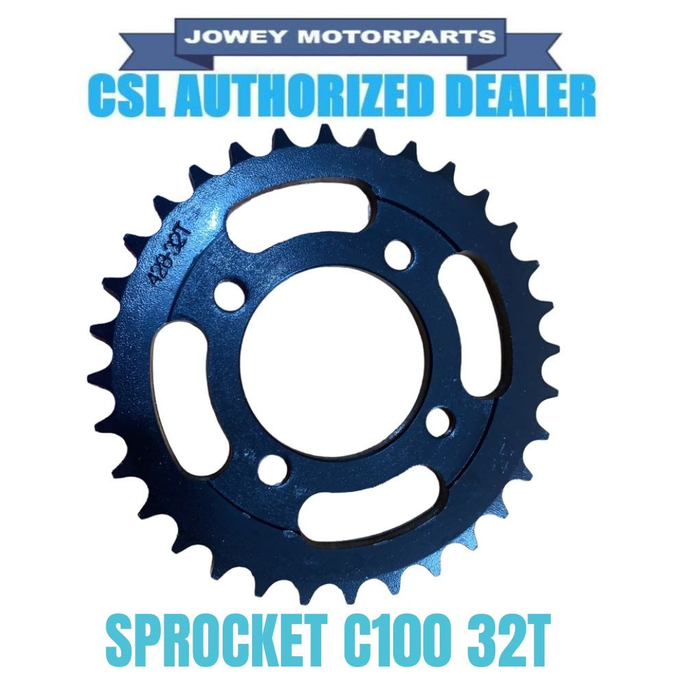 CSL REAR SPROCKET FOR HONDA C100 / DREAM / SYM MOTORCYCLE (32T/34T/36T ...