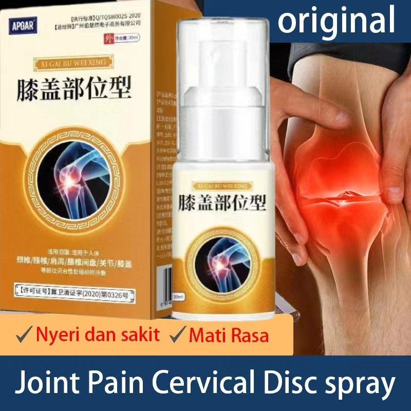 Knee Pain Relief Cold Compress Spray Lumbar joint pain Spray | Shopee ...