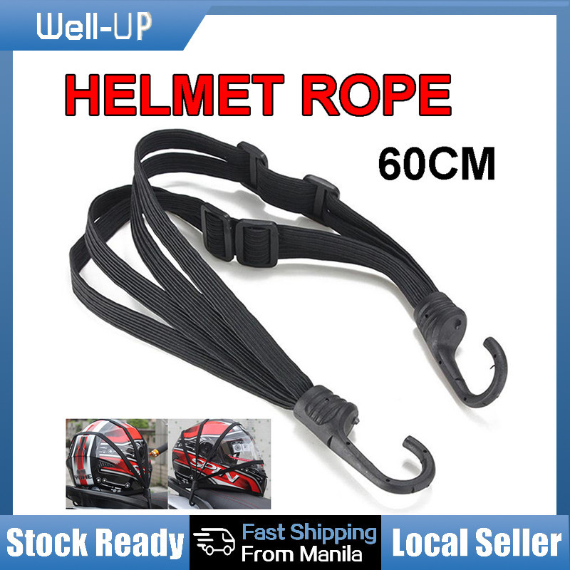 Universal helmet rope Motorcycle retractable helmet luggage elastic ...