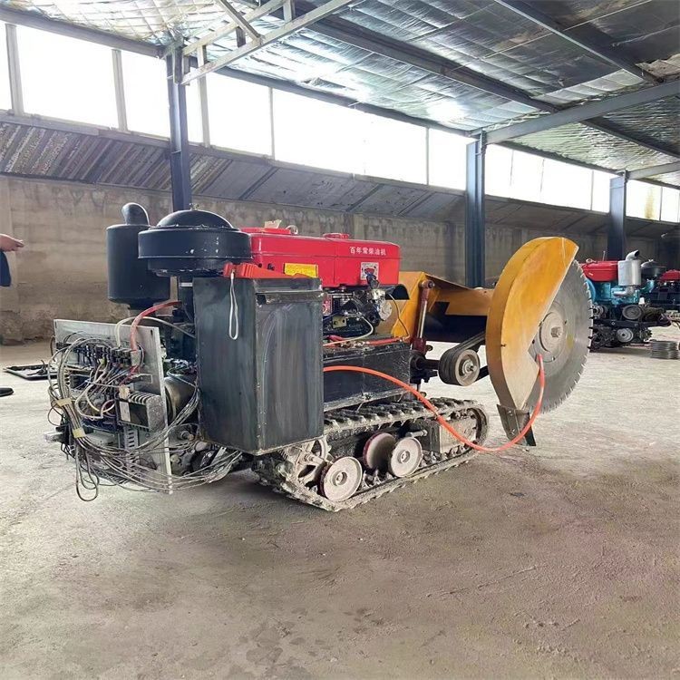 Road Grooving Machine Cement Pavement Diesel Road Cutter Concrete Road ...