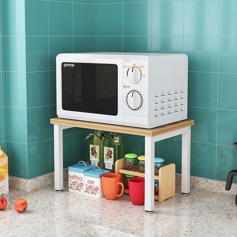 Kitchen Storage Rack Microwave Oven Rack Double Layer Countertop Spice ...