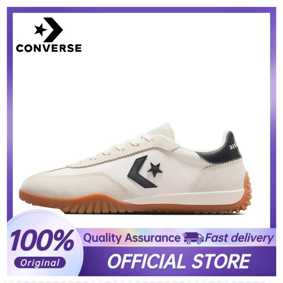 [100%Original]Converse Run Star Trainer Beige Black Nylon Sneakers ...