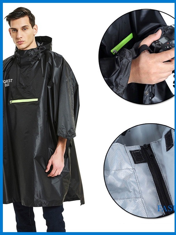 FASUSE Poncho Raincoat Motorcycle Bicycle Poncho Multifunction Poncho ...