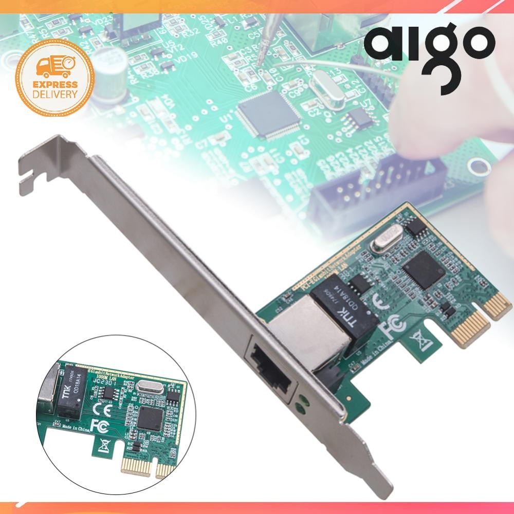 1000Mbps Gigabit Ethernet LAN PCI Network Controller Card RJ-45 LAN ...