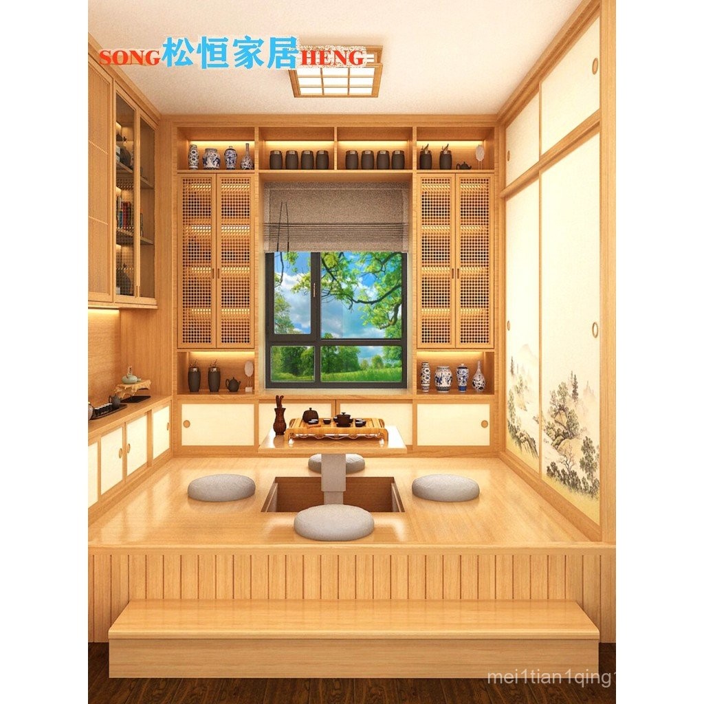 Hangzhou Tatami Custom Whole Solid Wood Full House Japanese Style ...
