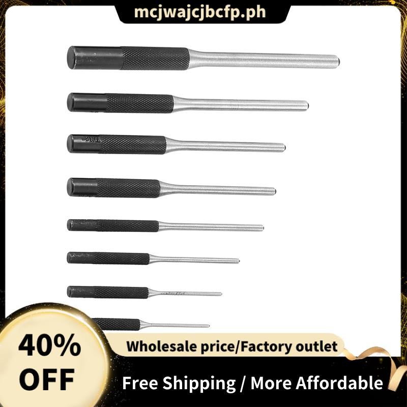 Perfect 9-Piece Set-Up Punch Round Punch Pieces Roll Pin Punch Set Tool ...