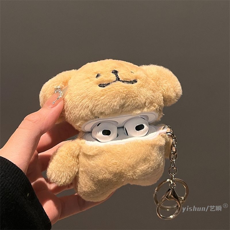 2025 New Style Plush Doll Puppy airpodspro2 Protective Case Apple 3rd ...