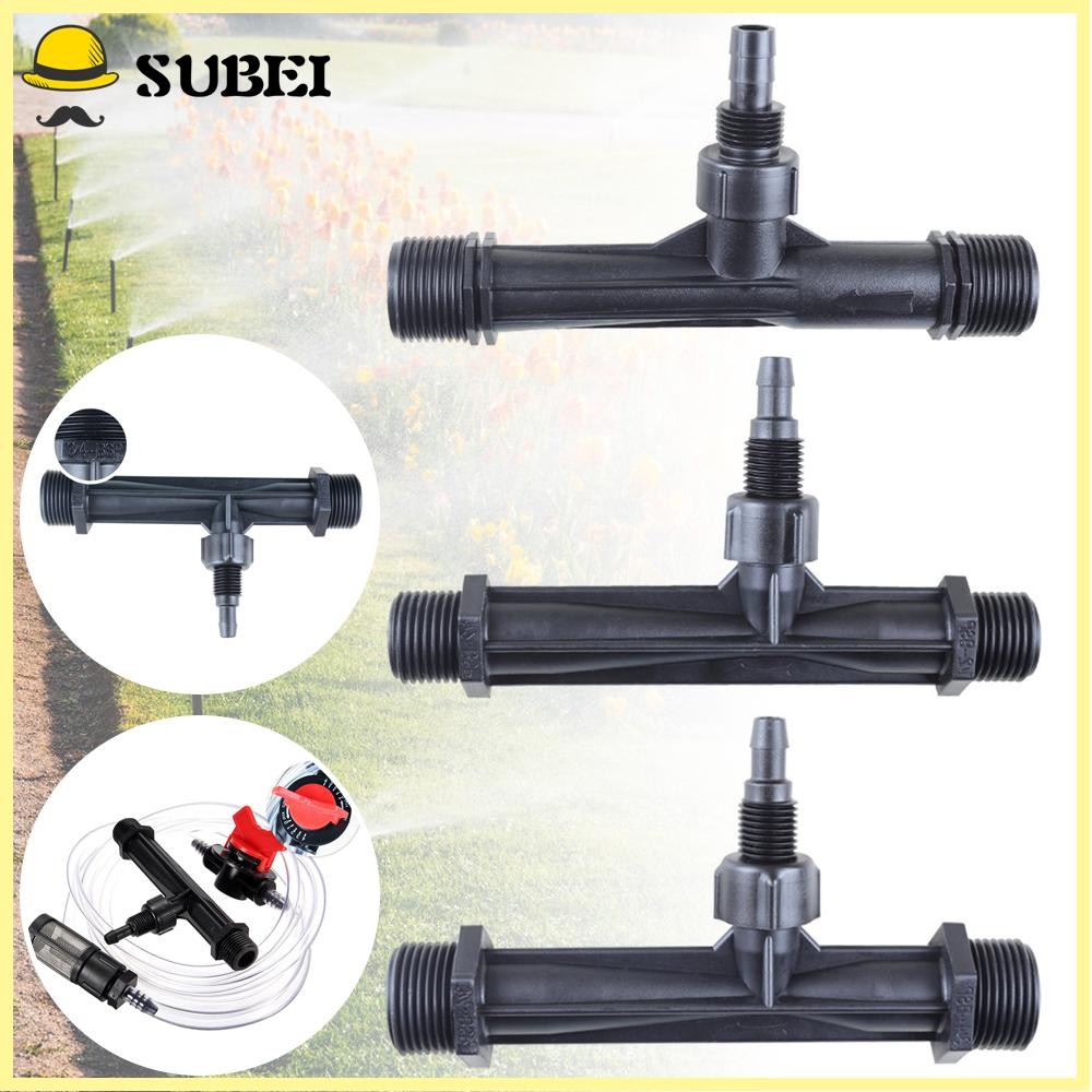SUBEI1I Venturi Fertilizer Injector, Male Thread Garden Water Tube Emitter, 1/2" 3/4" 1 ...