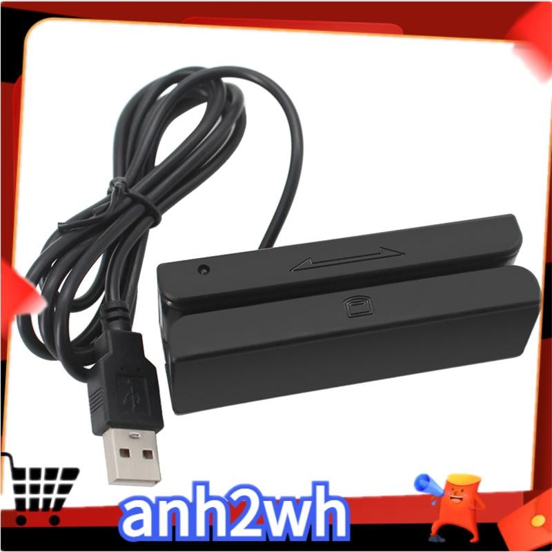 【A-NH】MSR90 USB Magnetic Strip Card Reading Machine Card Reader Stripe ...