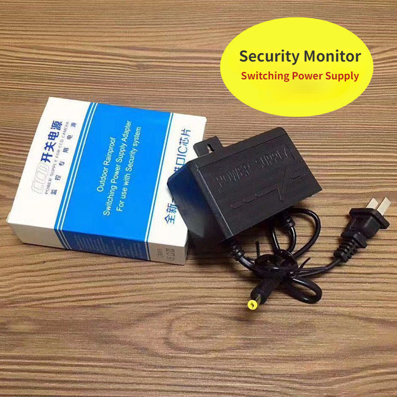 12V2A Monitoring Waterproof Power Supply Security System Monitor Power ...